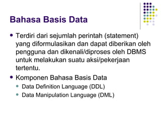 Basis Data | PPT