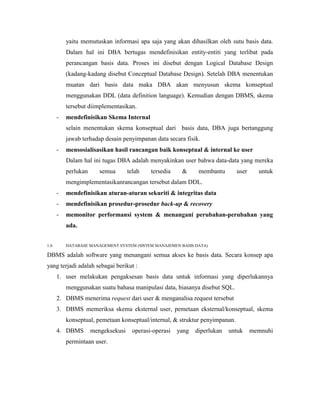 Arsitektur Sistem Basis Data | PDF