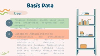 basis data pada jaringan komputer grafis | PPT