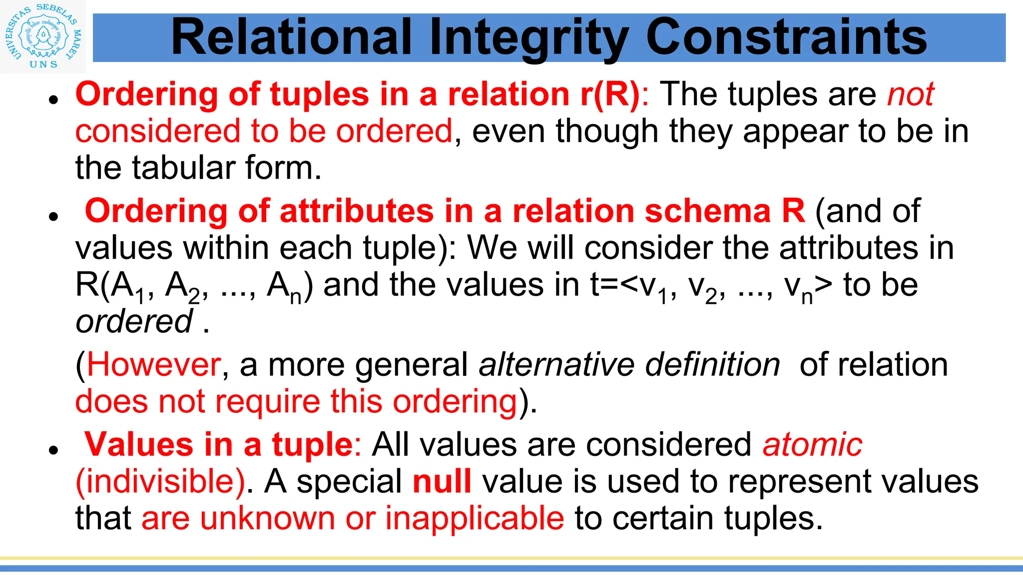 Relational Model-Basis data_____________ | PDF