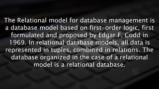 Entity Relationship Diagram | PPTX