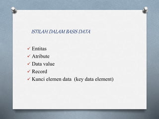 Basis data okk | PPT