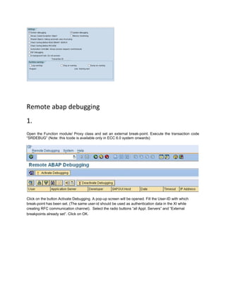 Basic Debugging | DOC