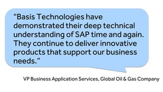 Basis Technologies DevOps and Testing Platform for SAP | PPT