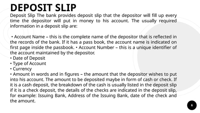 BASIS DOCUMENTS AND TRANSACTION RELATED TO BANK DEPOSITS.pptx