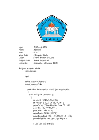 Basis graphics | PDF