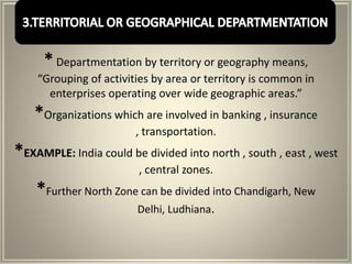 Basis of departmentation | PPTX