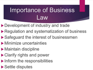 Basis of legal environment & court system | PPTX