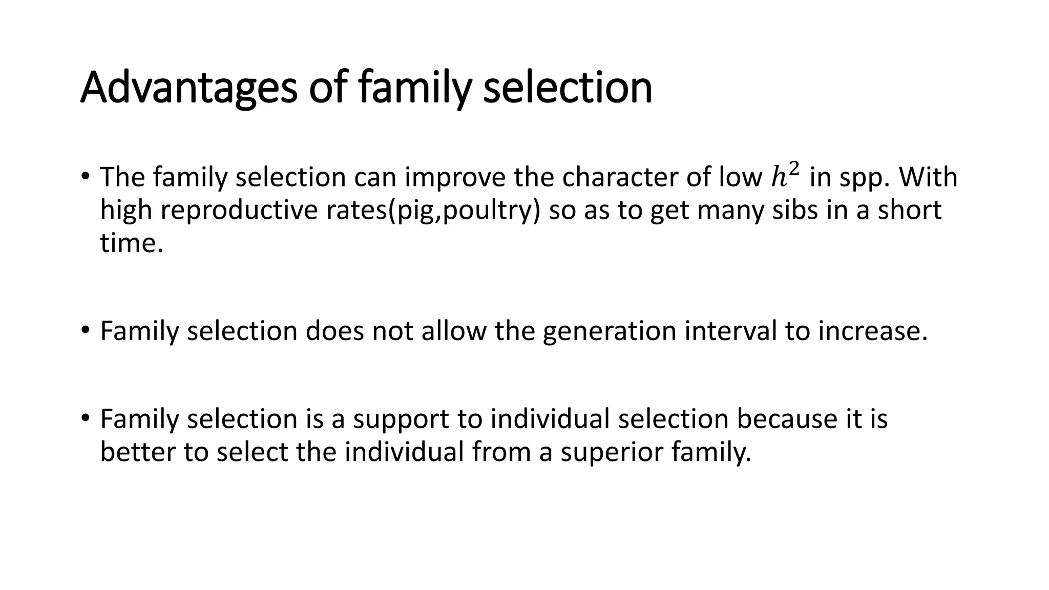 Basis of selection in animal genetics and breeding | PPTX