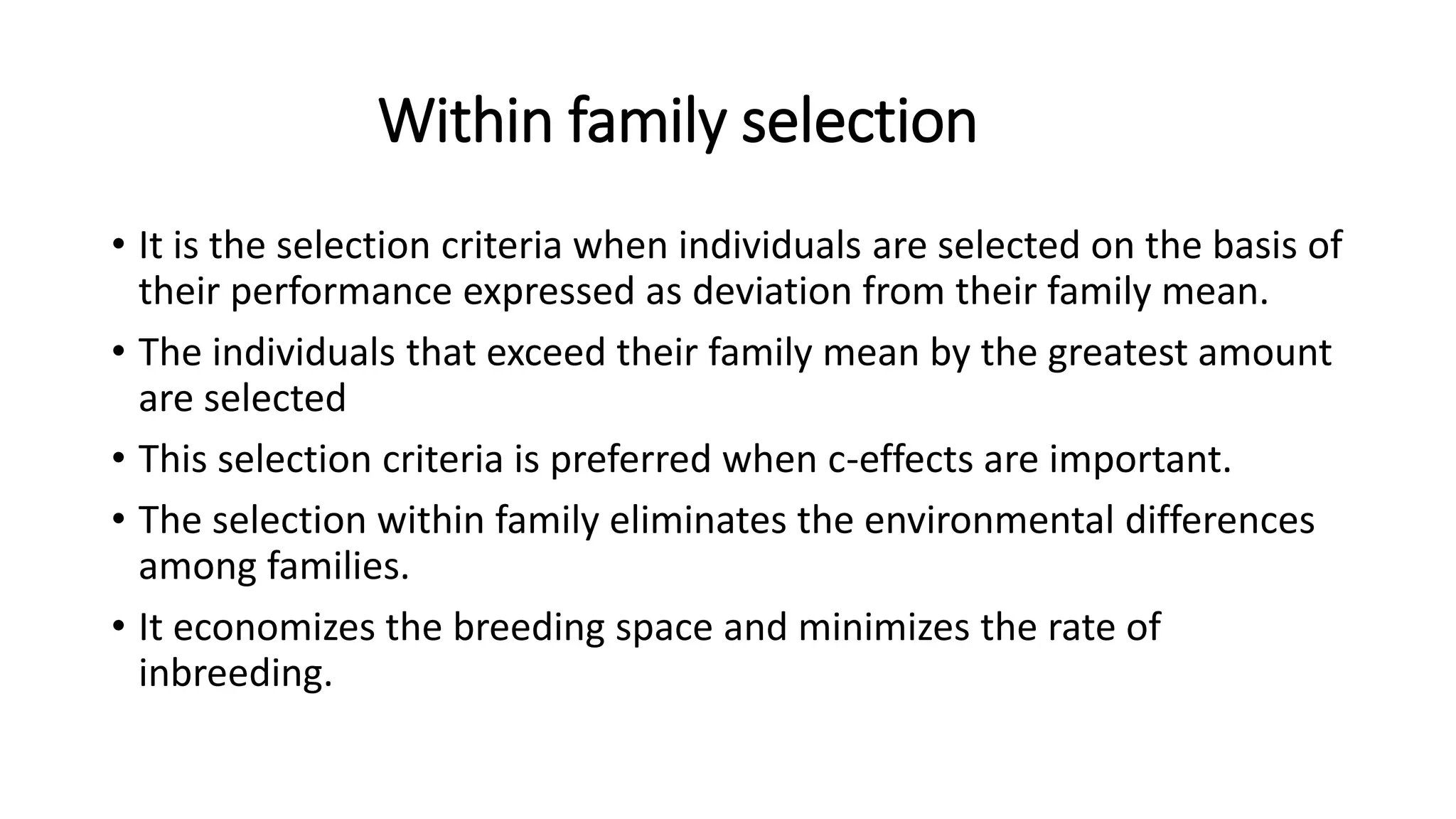 Basis of selection in animal genetics and breeding | PPTX