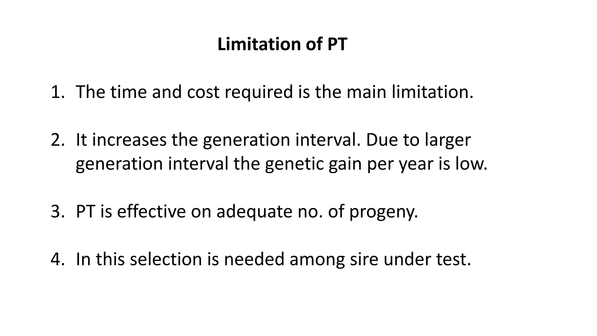 Basis of selection in animal genetics and breeding | PPTX
