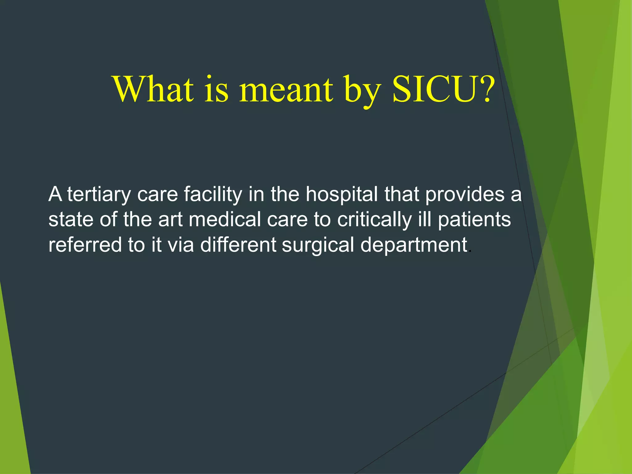 Basis of surgical ICU | PDF