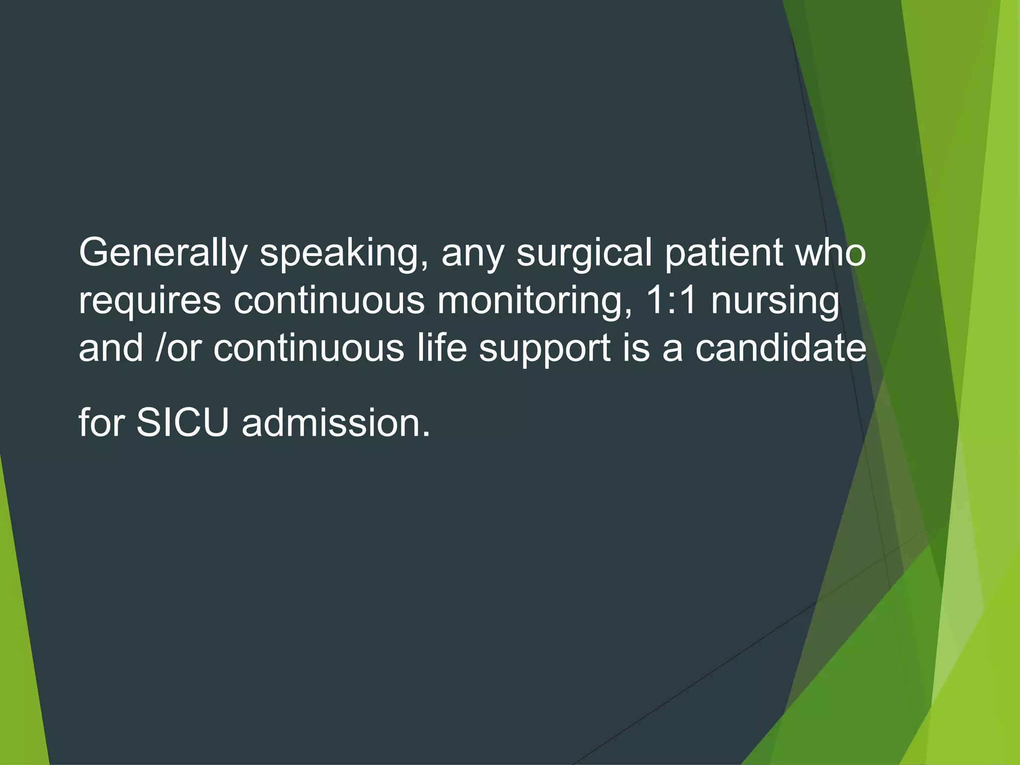 Basis of surgical ICU | PDF