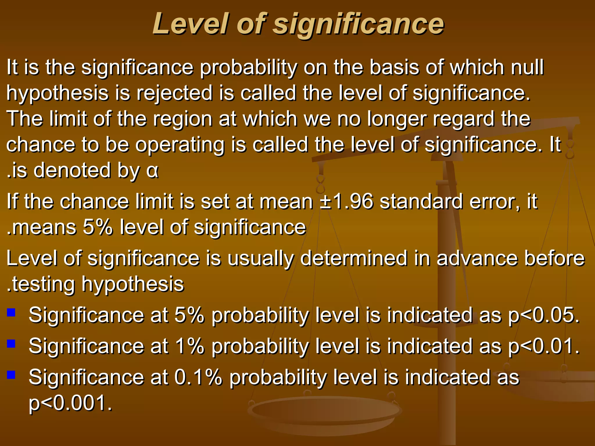 Basis of statistical inference | PPT