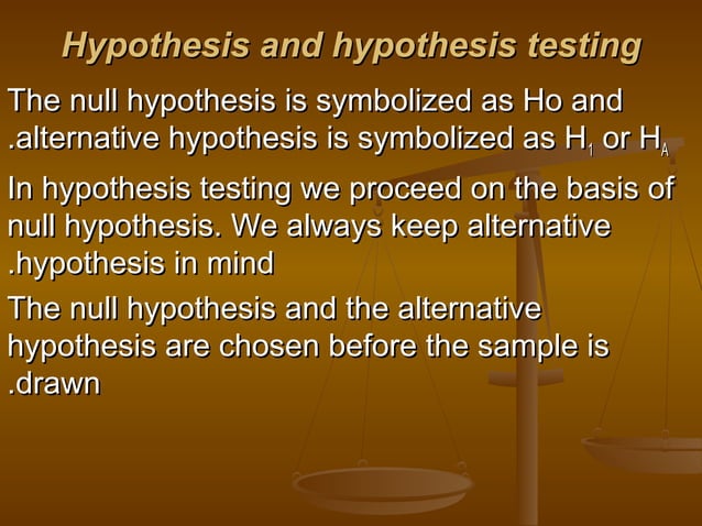 Basis of statistical inference | PPT | Physics | Science