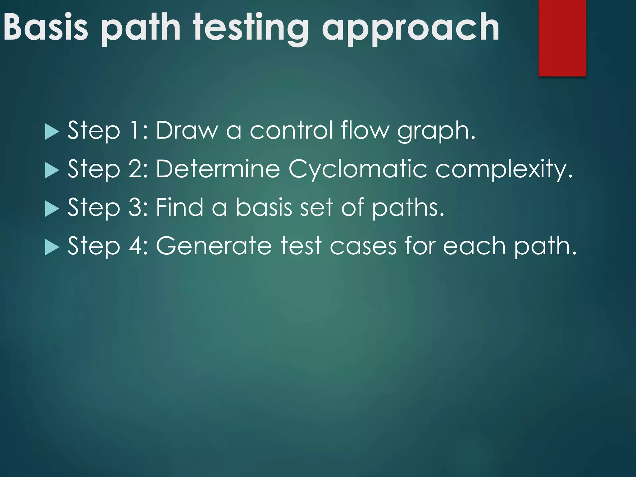 Basis path testing | PPTX