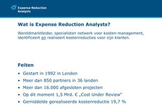 Dienstverlening Expense Reduction Analysts | PDF