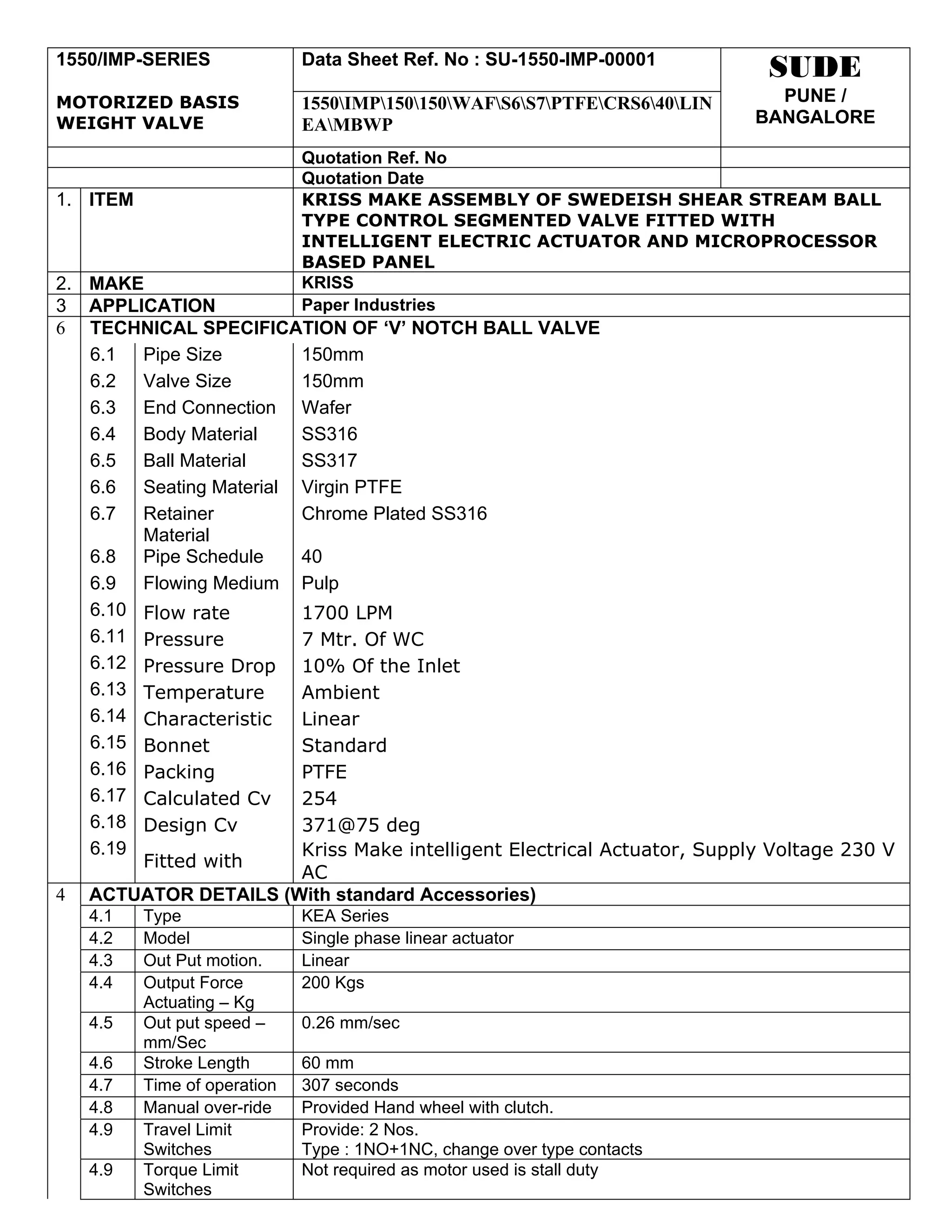 Basis weight valve | PDF