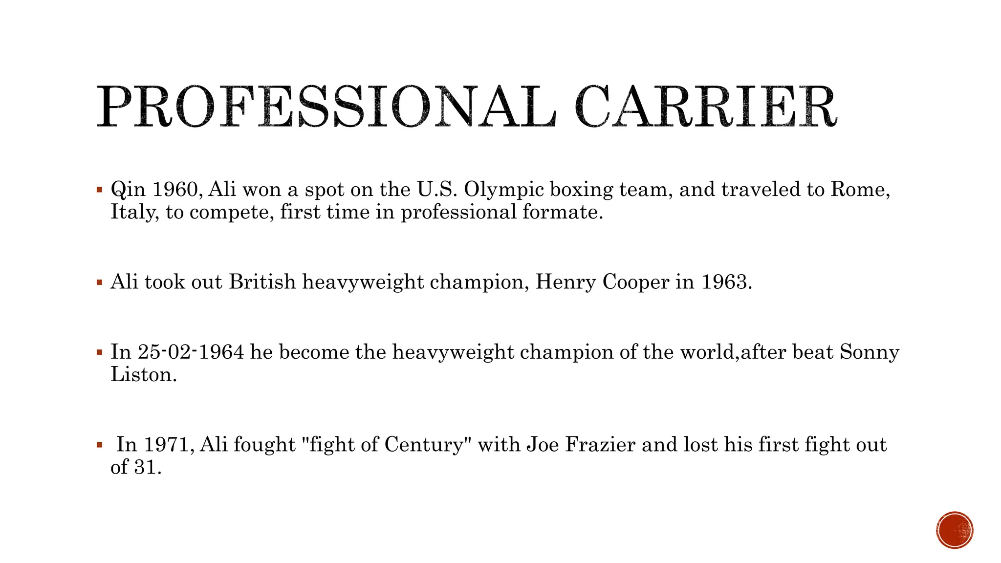 Muhammad Ali (The Great) By Abdul Basit. | PPTX