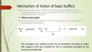 Buffers in pharmaceutical and biological system | PPTX