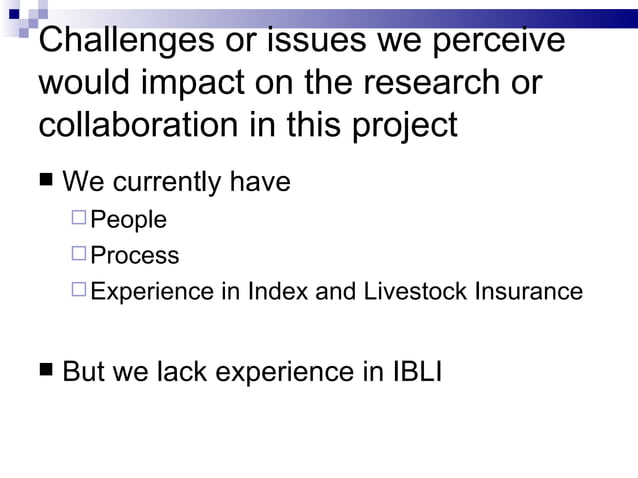 Index Based Insurance: BASIX experience | PPT