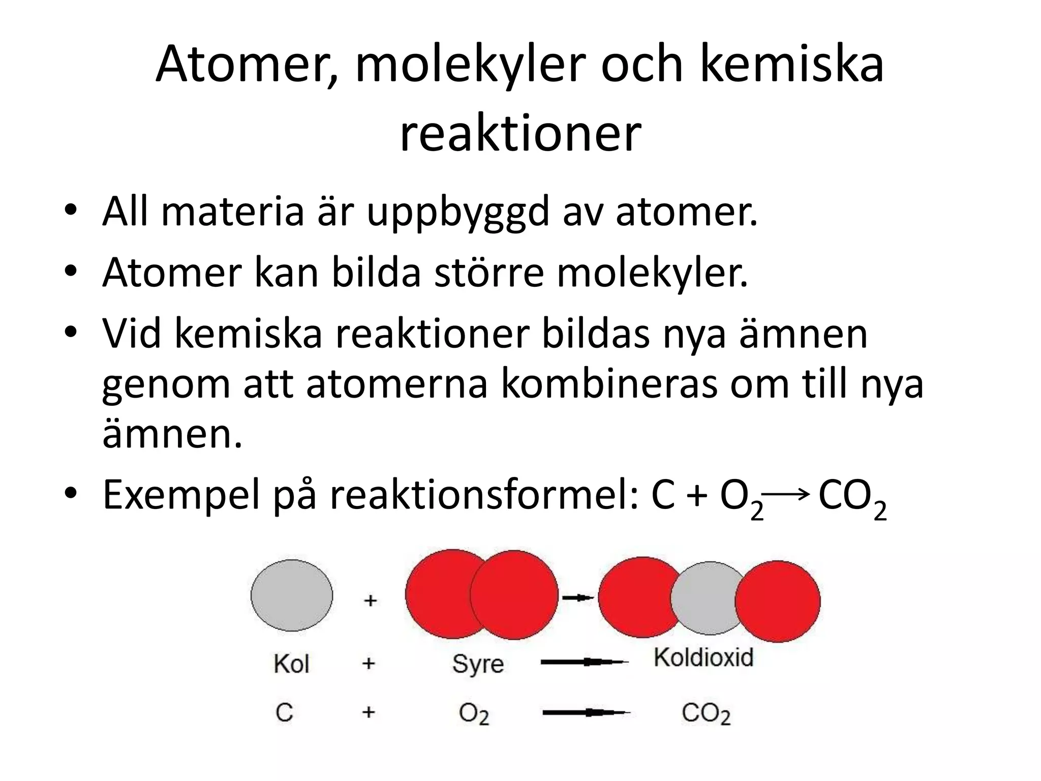 Lena Koinberg | Kemi NP repetition: Sammanfattning åk 9 | PPTX