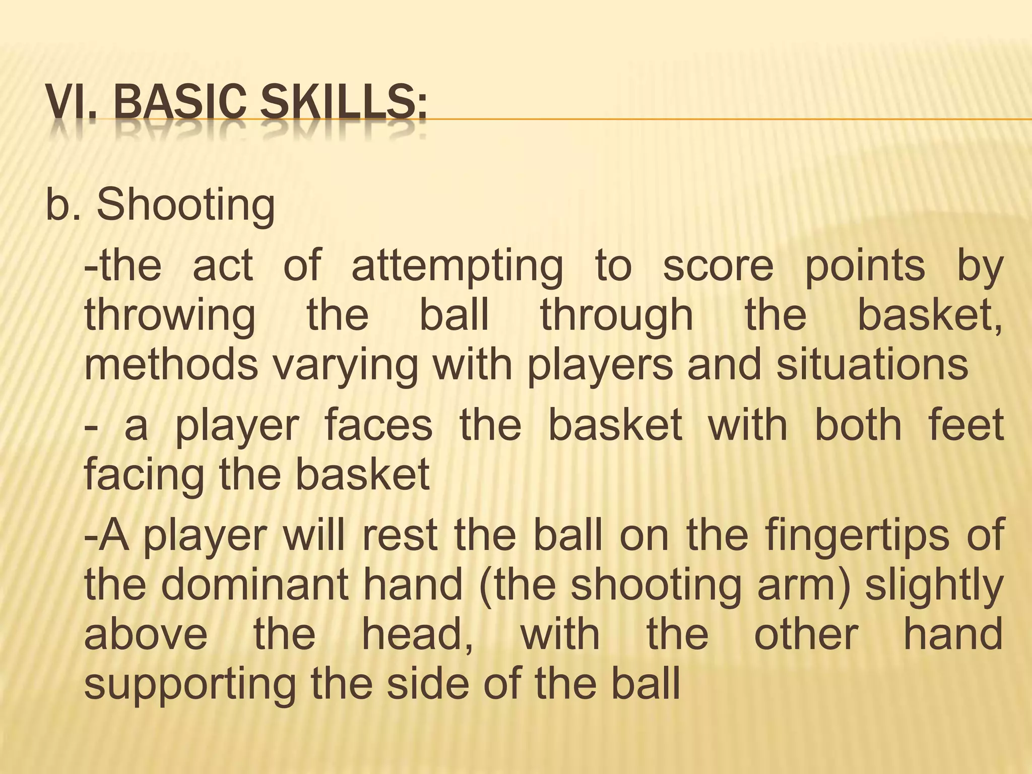 Basketball : History - Basic Skills | PPSX