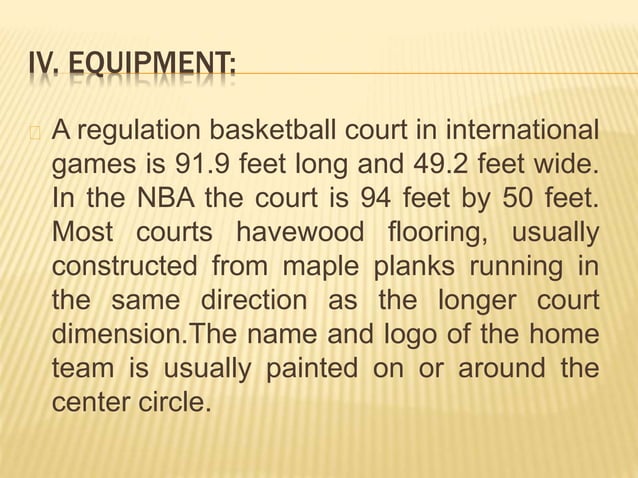 Basketball : History - Basic Skills | PPSX