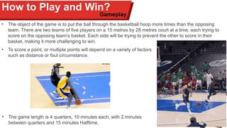 Basketball Official Presentation in English | PPTX