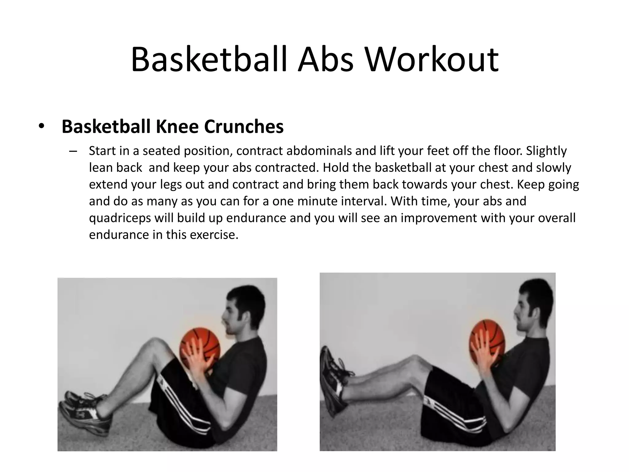 Basketball abs workout | PPTX
