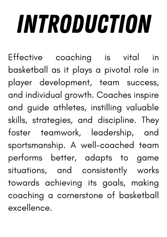 Basketball Coach Training Pro Tips and Best Practices | PDF ...