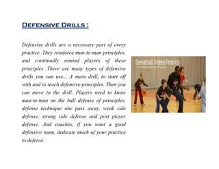 Basketball defensive drills | PDF