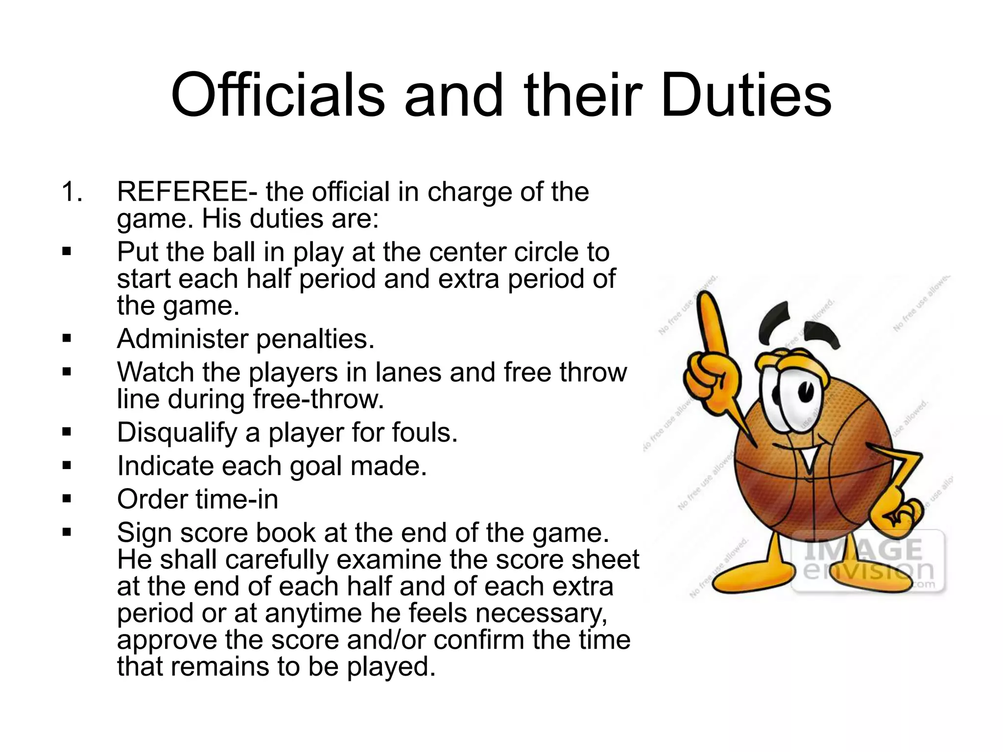 Basketball definitions, facilities and equipment | PPTX