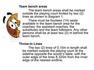 Basketball definitions, facilities and equipment | PPTX
