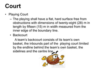 Basketball definitions, facilities and equipment | PPTX