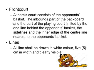 Basketball definitions, facilities and equipment | PPTX