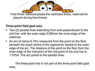 Basketball definitions, facilities and equipment | PPTX