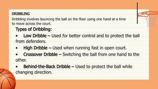 Basketball Education Presentation In Green Orange Illustrated Style.pptx