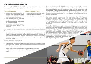 Basketball England Player Development Framework | PDF