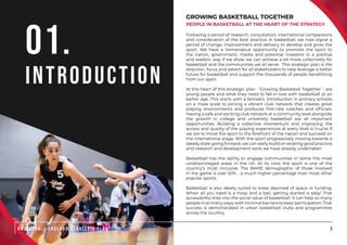 Basketball England Strategic Plan - Growing Basketball Together, 2018 ...