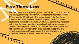 Basketball = facilities and equipment | PPTX