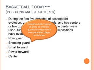 Basketball playing regulation and techniques | PPTX