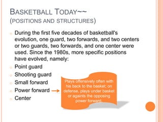 Basketball playing regulation and techniques | PPTX