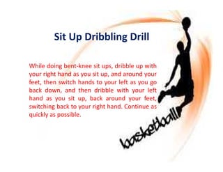 Basketball handling drills. | PDF