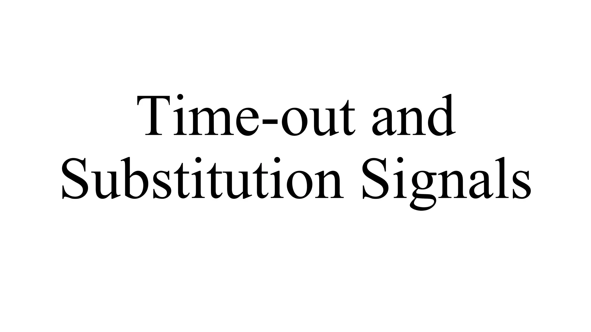 Basketball Hand Signals | PPTX