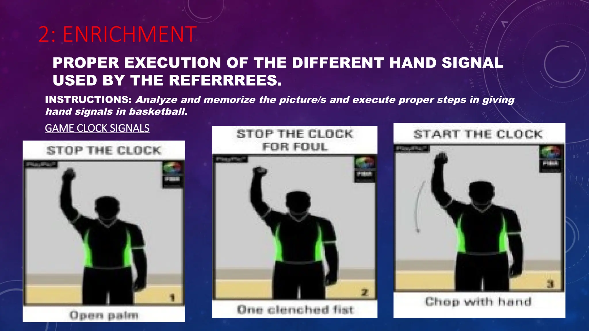 Basketball hand signals for grade 9.pptx