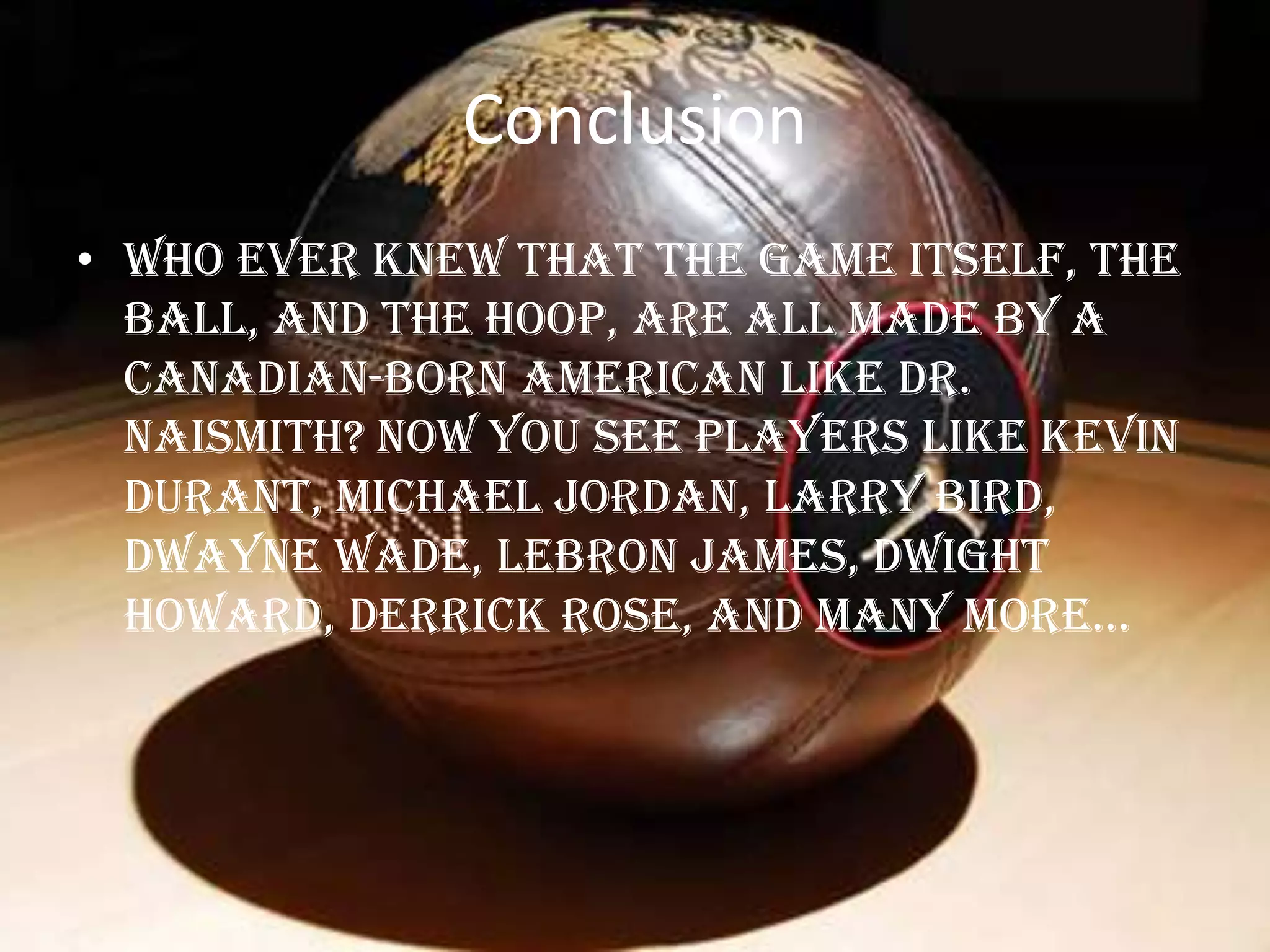 Basketball history | PPT