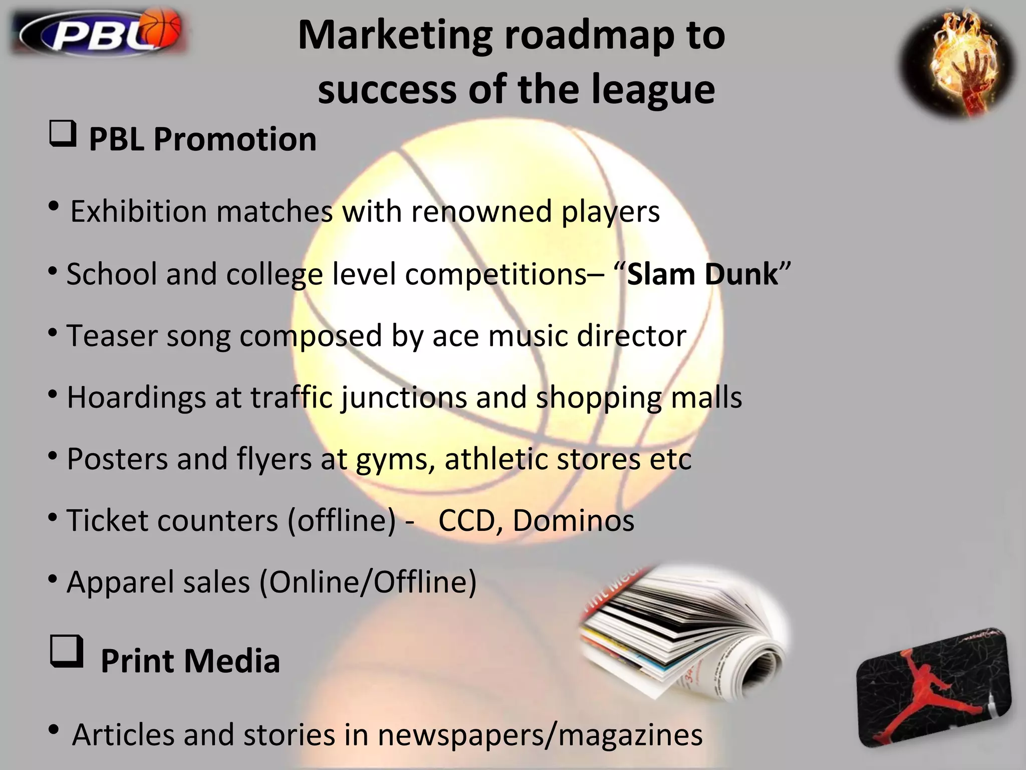 Basketball League Sponsorship Proposal | PPT