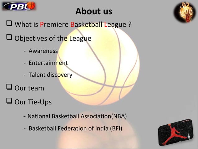 Basketball League Sponsorship Proposal | PPT