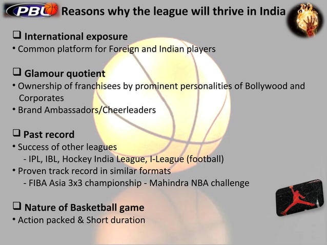 Basketball League Sponsorship Proposal | PPT